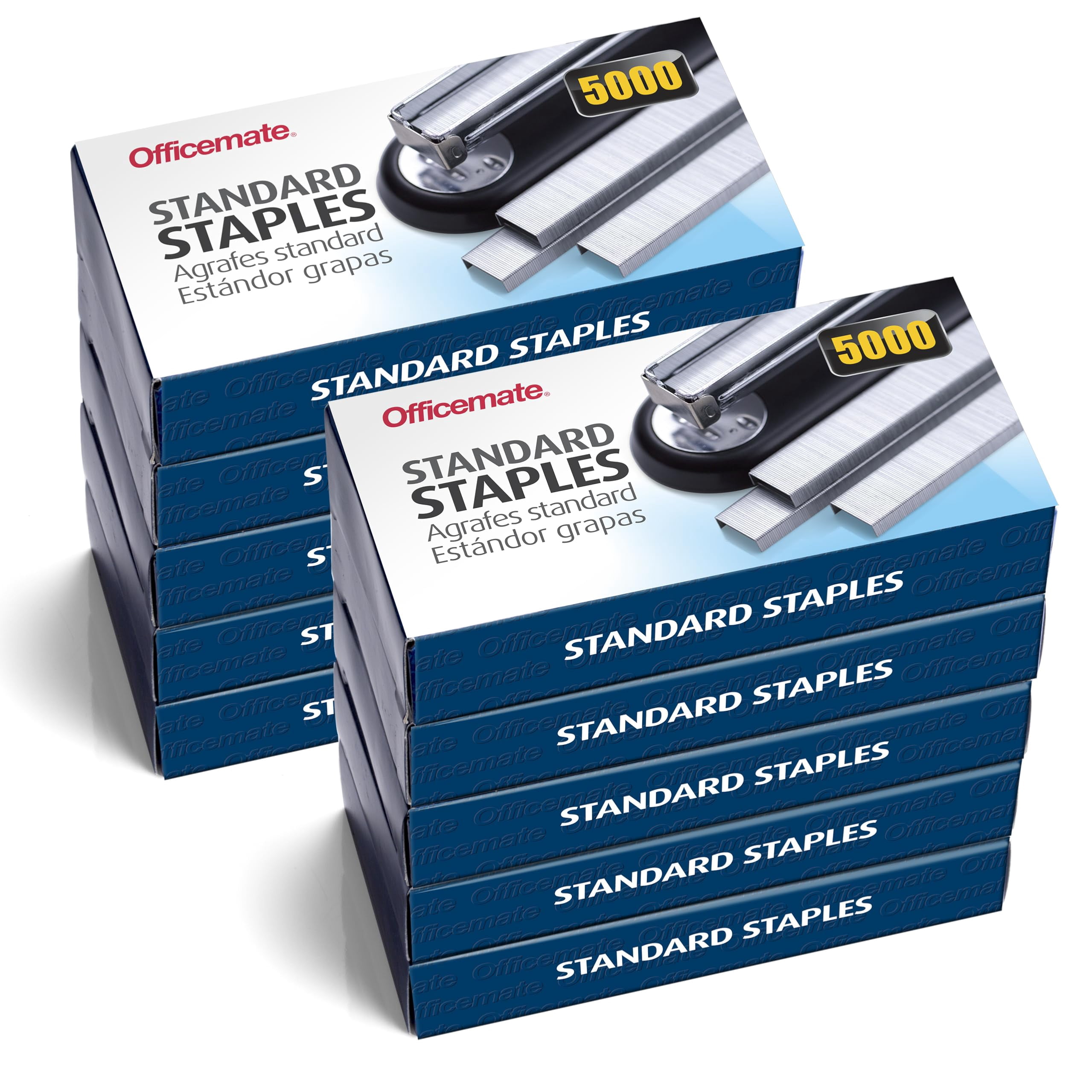 Officemate Standard Staples, 10 Boxes General Purpose Staple (91950 ...