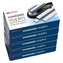 JAM Standard Colorful Staples, Red, 5000/Box - Walmart.com