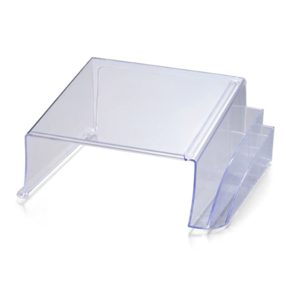 Officemate Telephone Stand, Laptop Stand, Clear Plastic Computer Riser ...