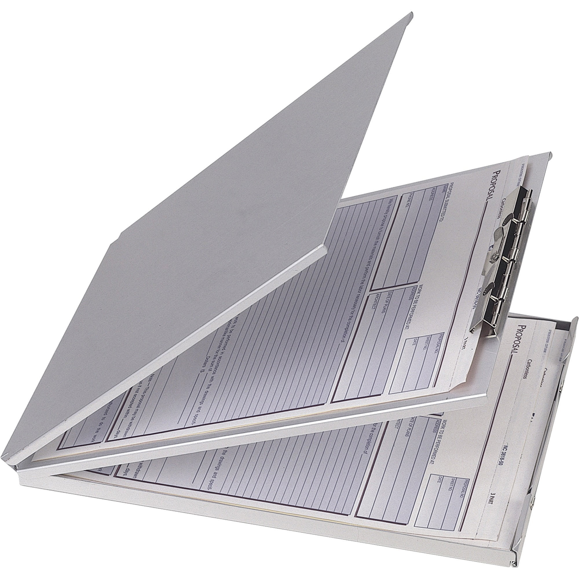 Officemate Top Loading Aluminum Forms Holder, 8.5 x 12 Inch (83206 ...