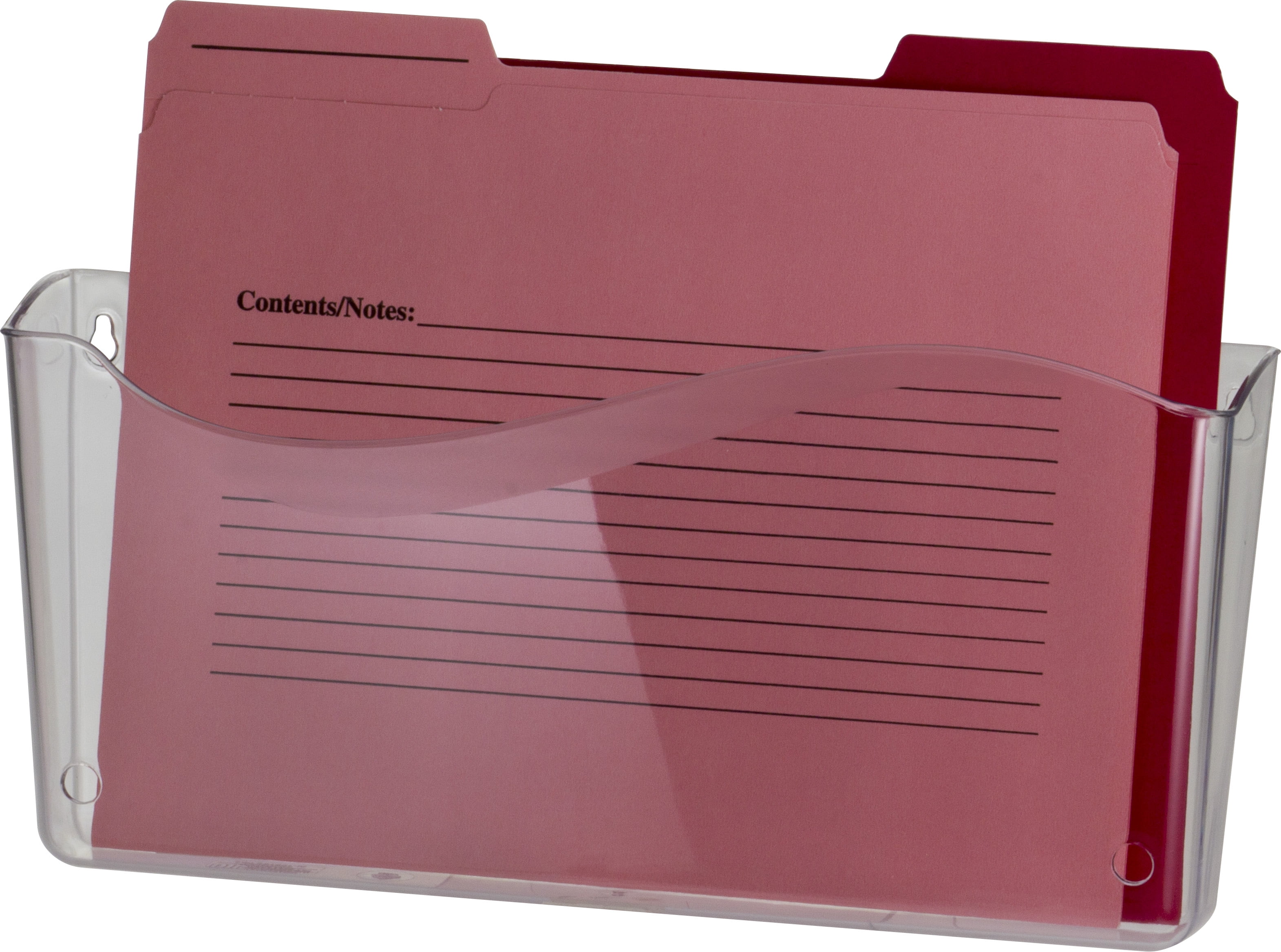 Officemate Unbreakable Wall File, Letter/A4 Size, Clear (21624 ...