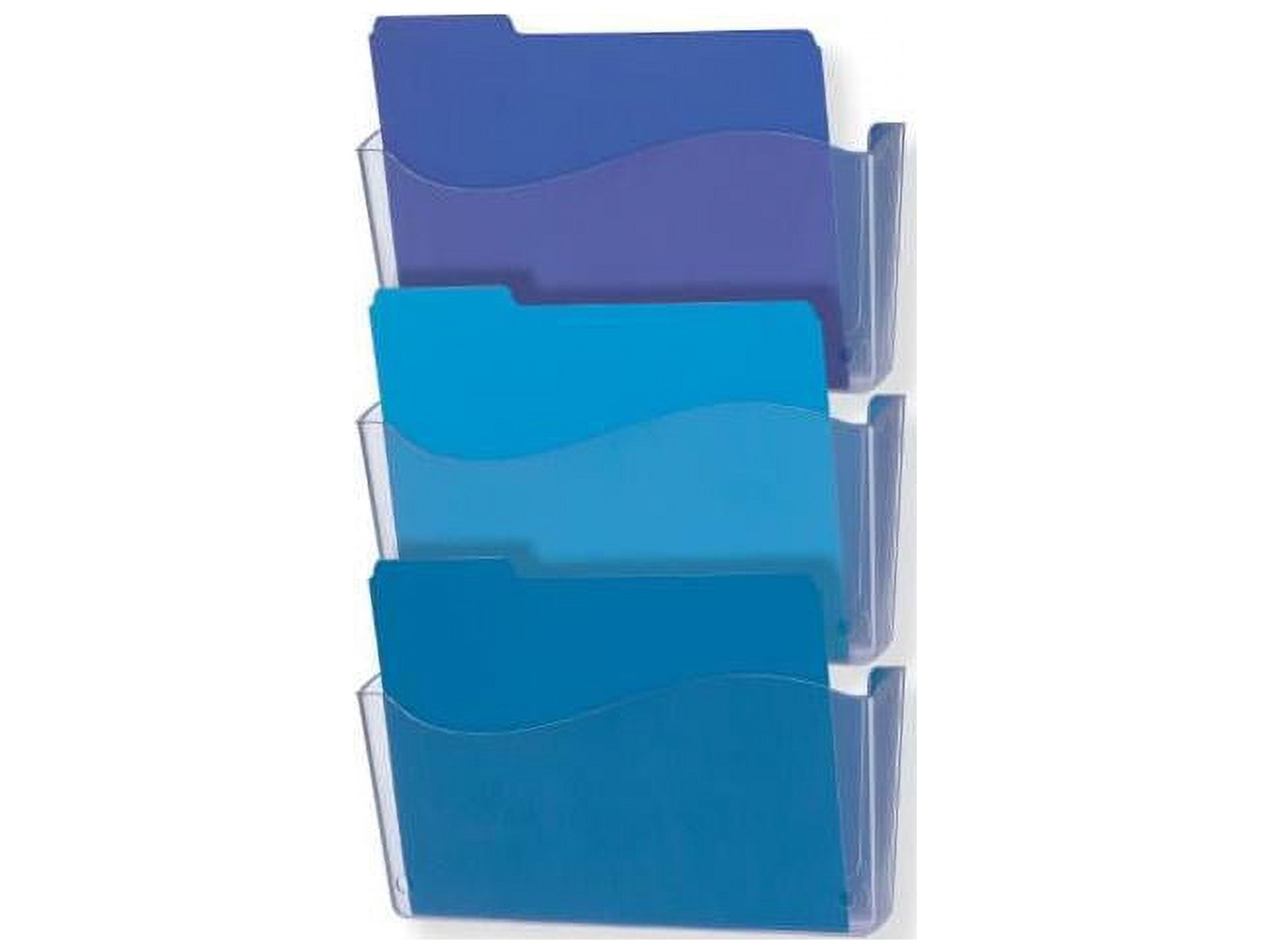 Officemate Unbreakable Wall File, Letter/A4 Size, Clear, 3 Pack (21654 ...