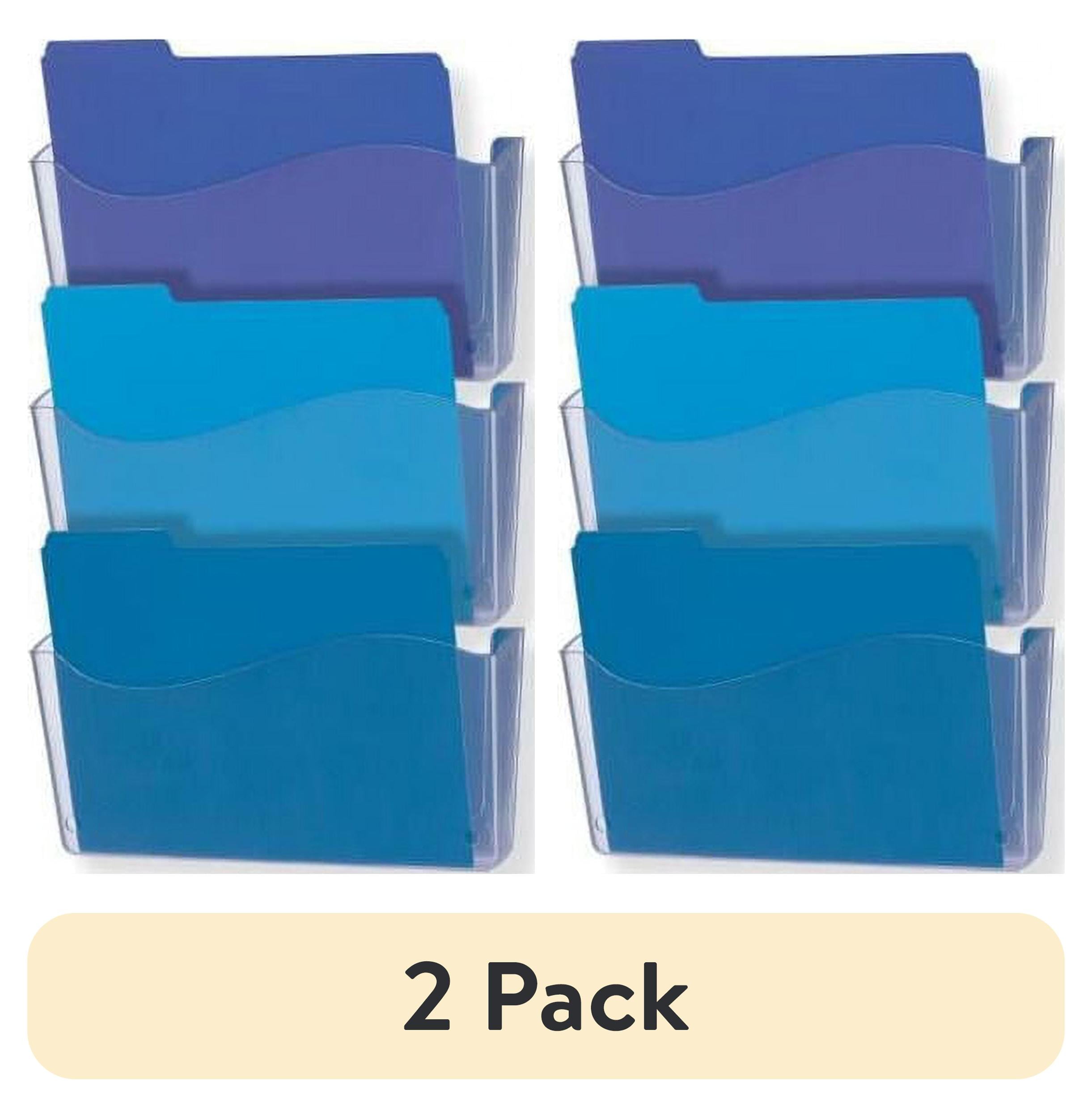 (2 pack) Officemate Unbreakable Wall File, Letter/A4 Size, Clear, 3 ...