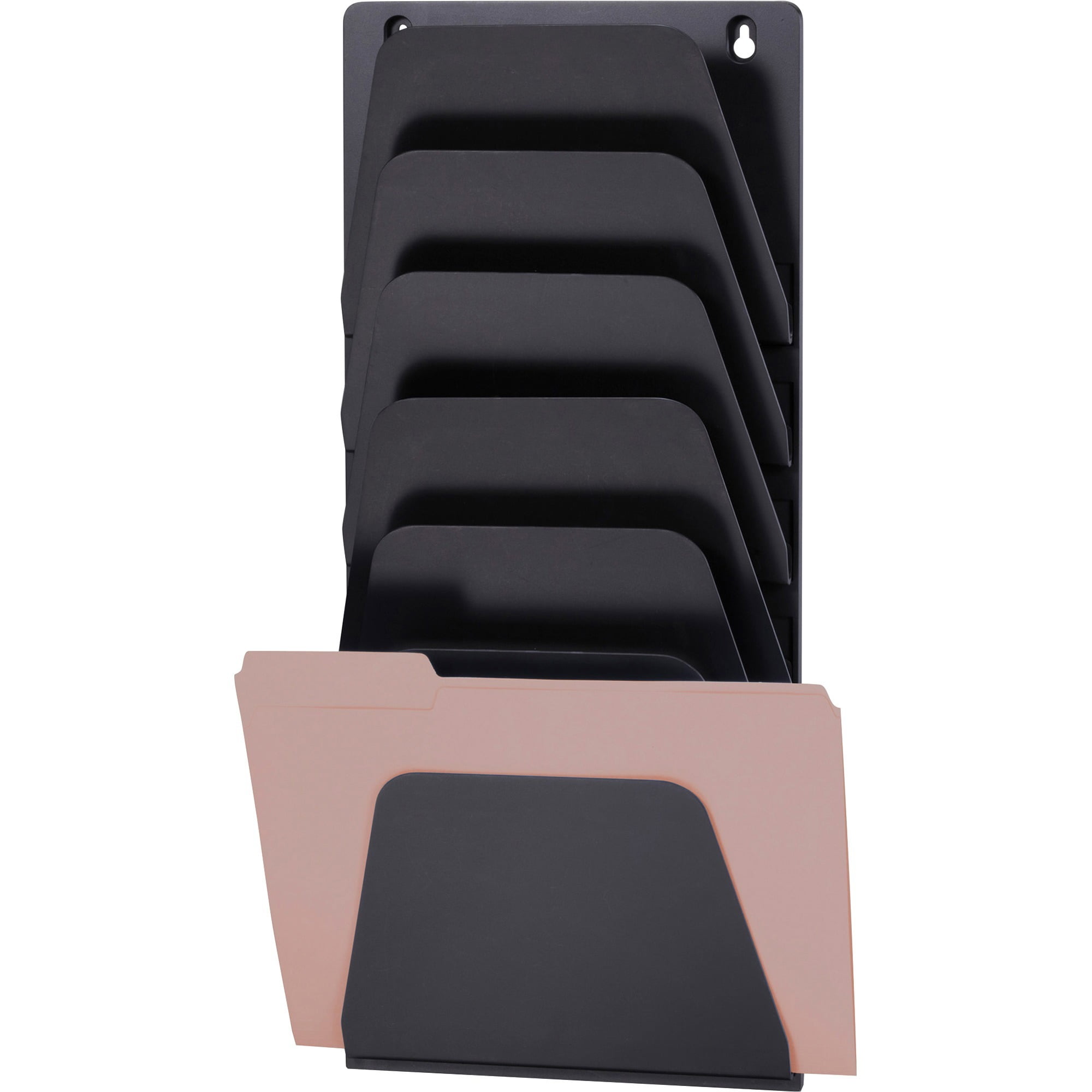Officemate Wall File Holder, 7 Compartments, Vertical Hanging Folder ...