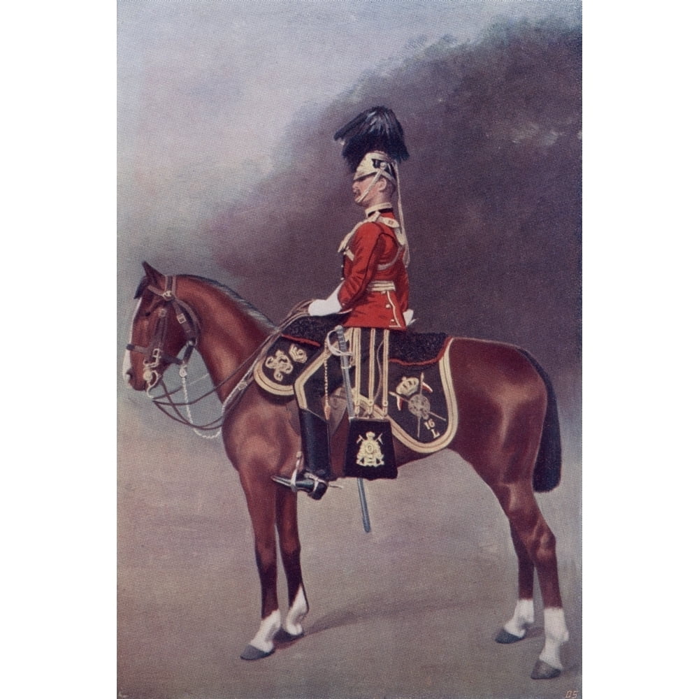 Officer Of The 16Th Queen's Lancers In The Late 19Th Century From The ...