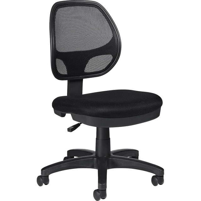 Offices to Go Armless Mesh Task Chair Black (OTG11642B) - Walmart.com