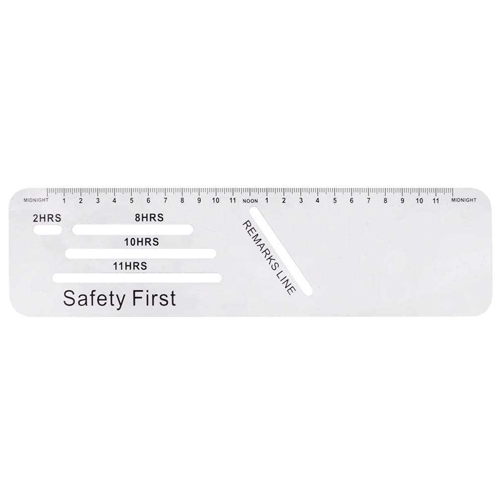 Officeship Trucker Logbook Rulers, 1.9" W x 6.7" L - Walmart.com