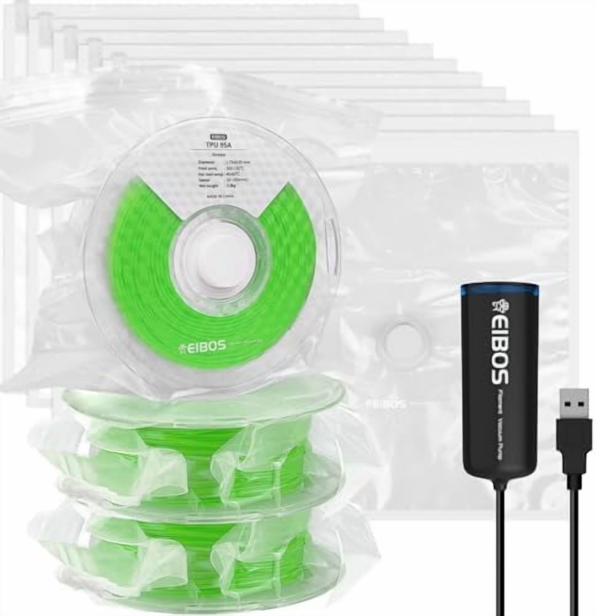 【Official】 3D Printer Filament Vacuum Kit Eurus, Storage Sealed Bags ...