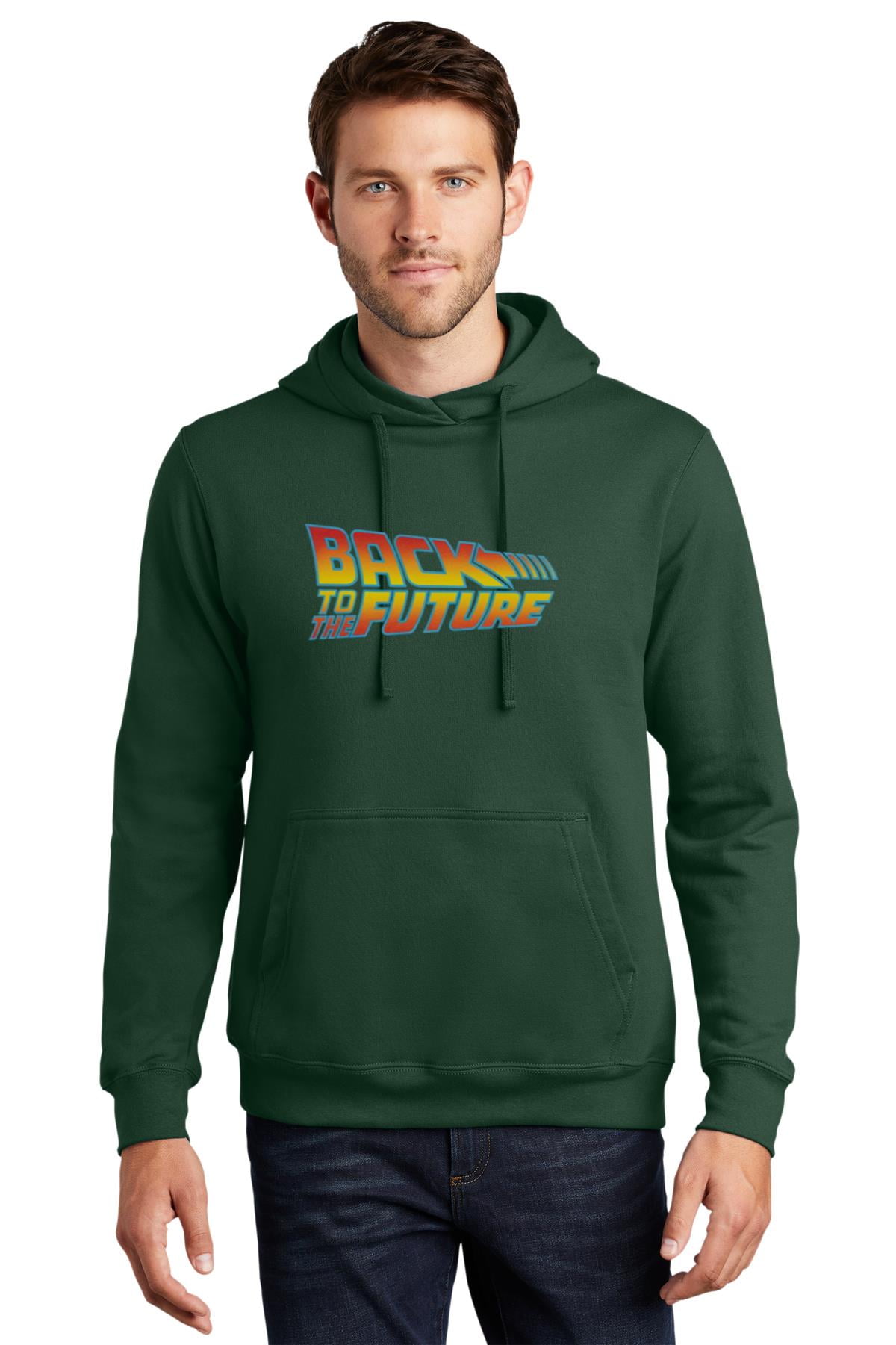 Official Back To The Future Hoodie Classic Movie Logo SciFi Adventure ...