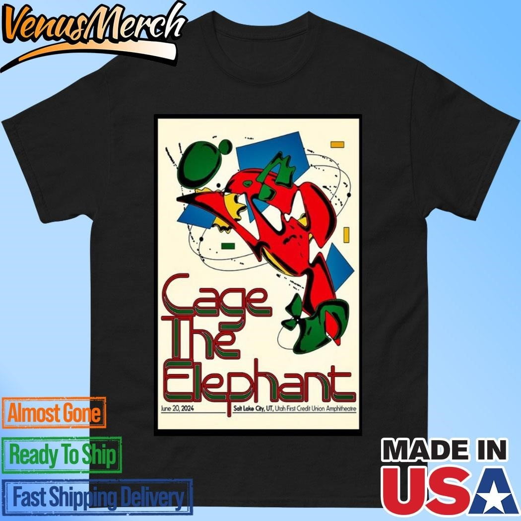 Official Cage The Elephant Utah First Credit Union Amphitheatre Ut June ...