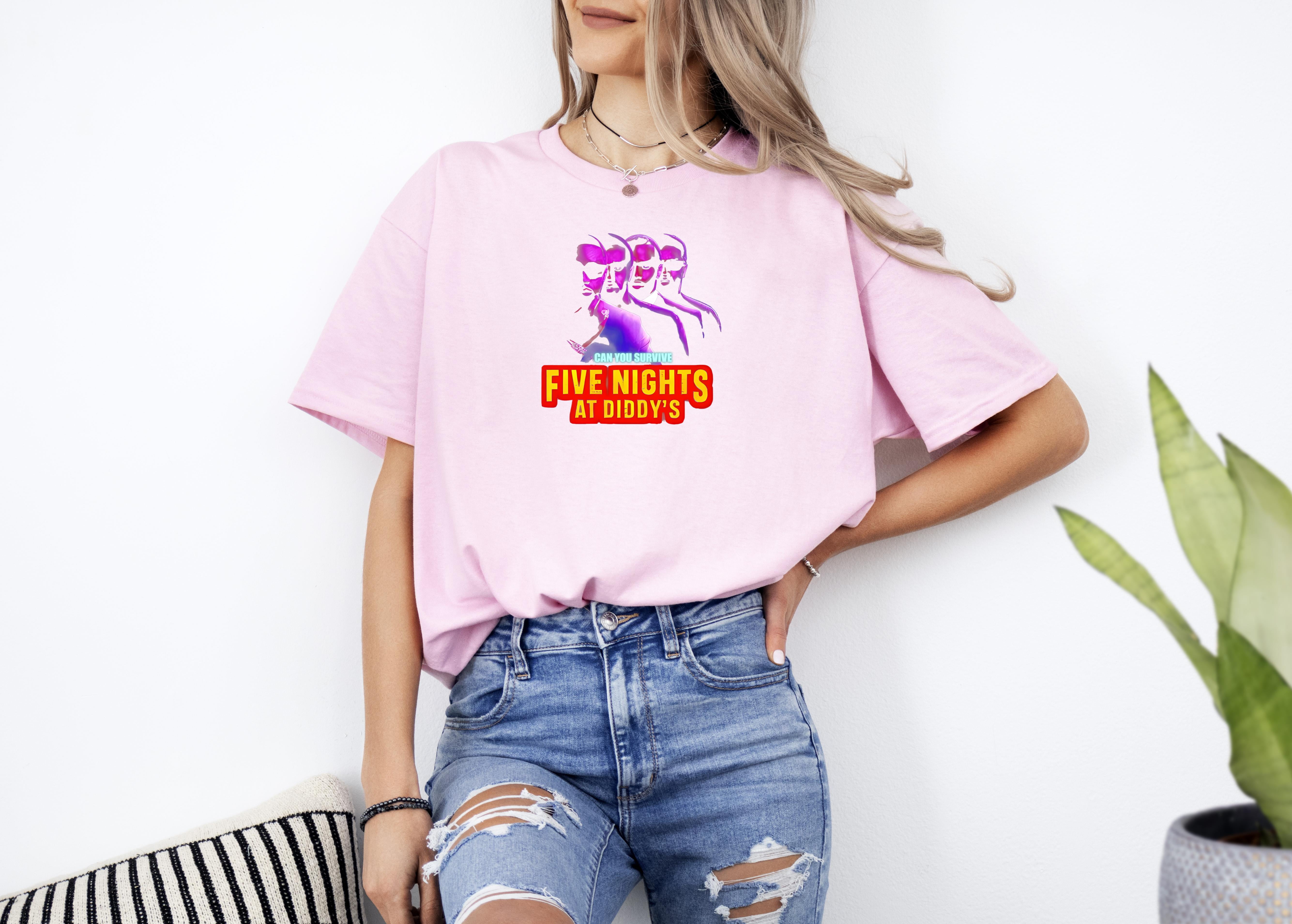 Official Can You Survive Five Nights At Diddys Unisex T Shirt Up To 4xl