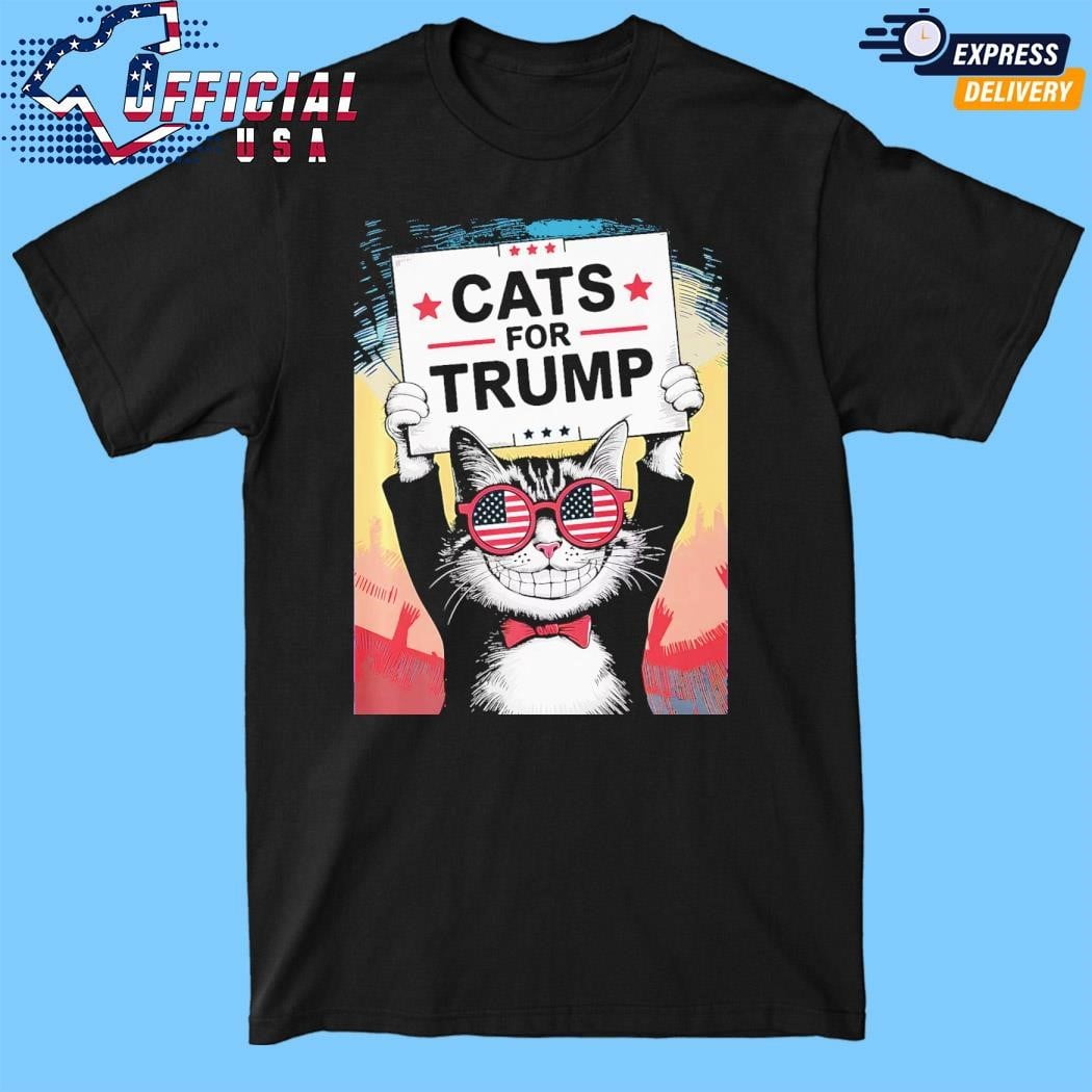 Official Cats For Trump Vance 2024 Kittens And Ducks For Trump 2024 T ...