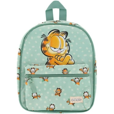 Nickelodeon Garfield Mini Backpack Bag, Classic Comic Character Face ...