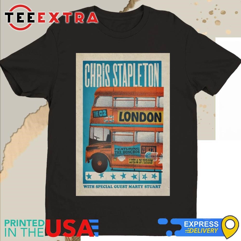 Official Chris Stapleton Show At The O2 On October 23 2024 Shirt ...