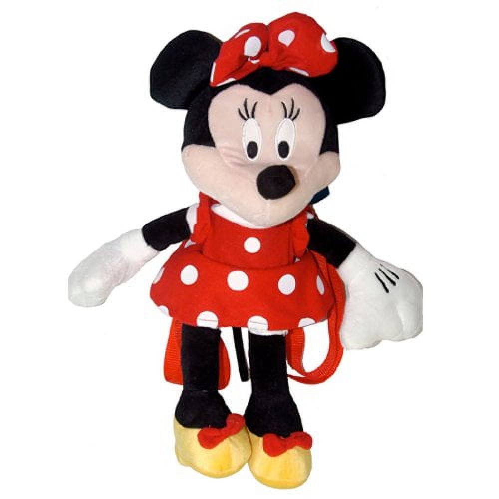 Official Costumes Disney Minnie Mouse Plush Backpack - Walmart.com