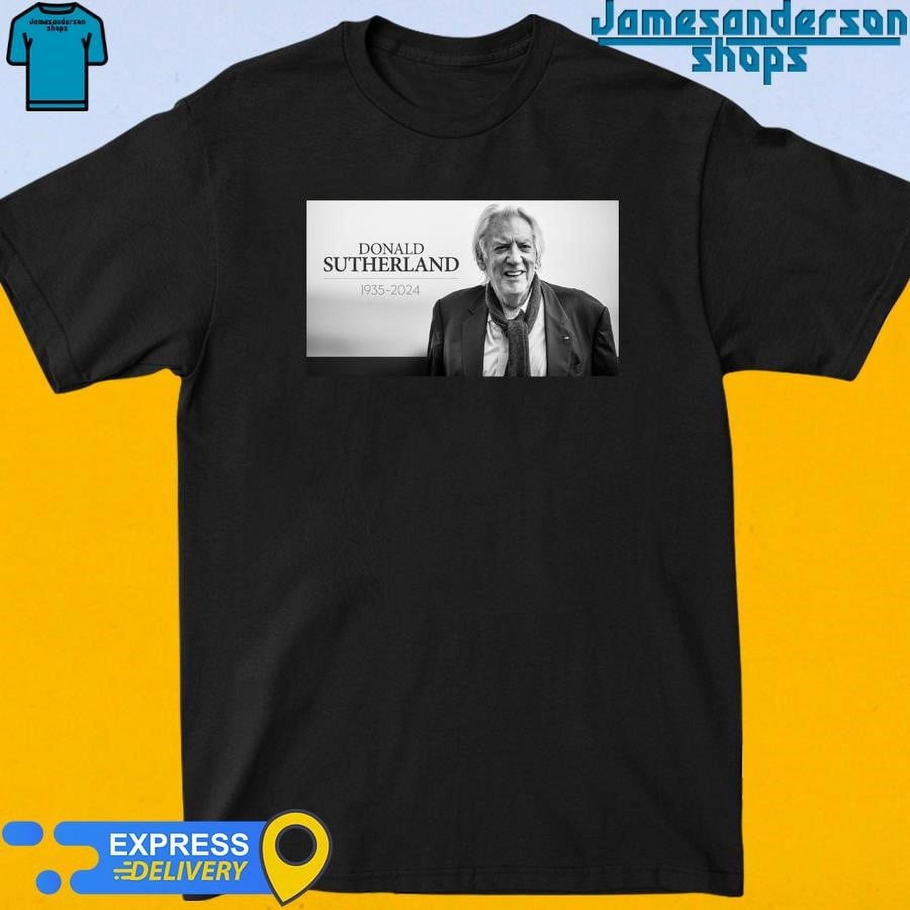 Official Donald Sutherland 1935-2024 Rip Shirt - Walmart.com