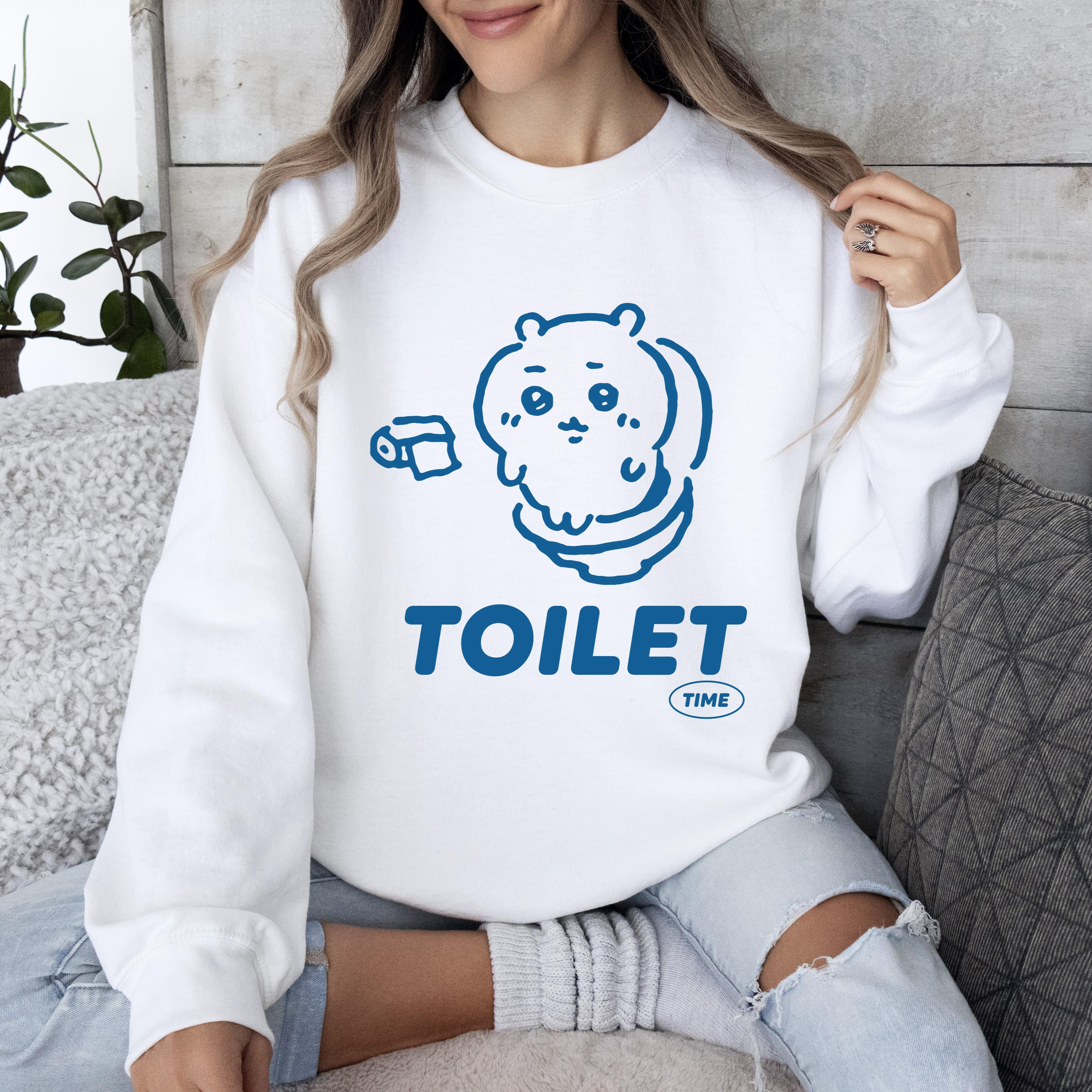 Official Emirichu Chiikawa Toilet Time SWEATSHIRT - Cute and Fun for ...