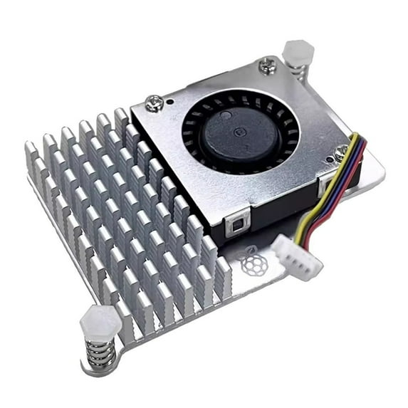 Official Fan Heatsink With Adjustable Speed For Raspberry Pi 5 Cooling ...