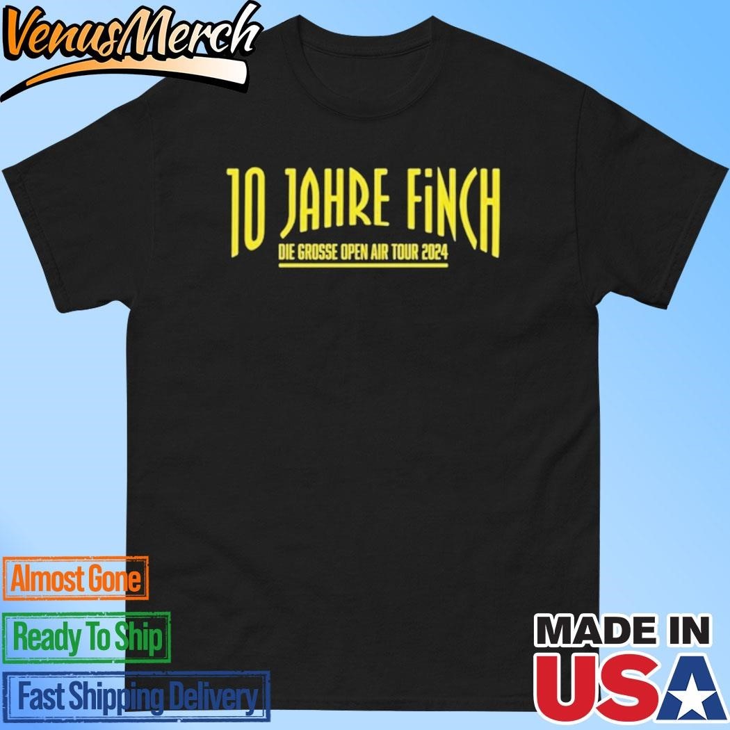 Official Finch Die Grosse Open Air Tour 2024 T-shirt - Walmart.com