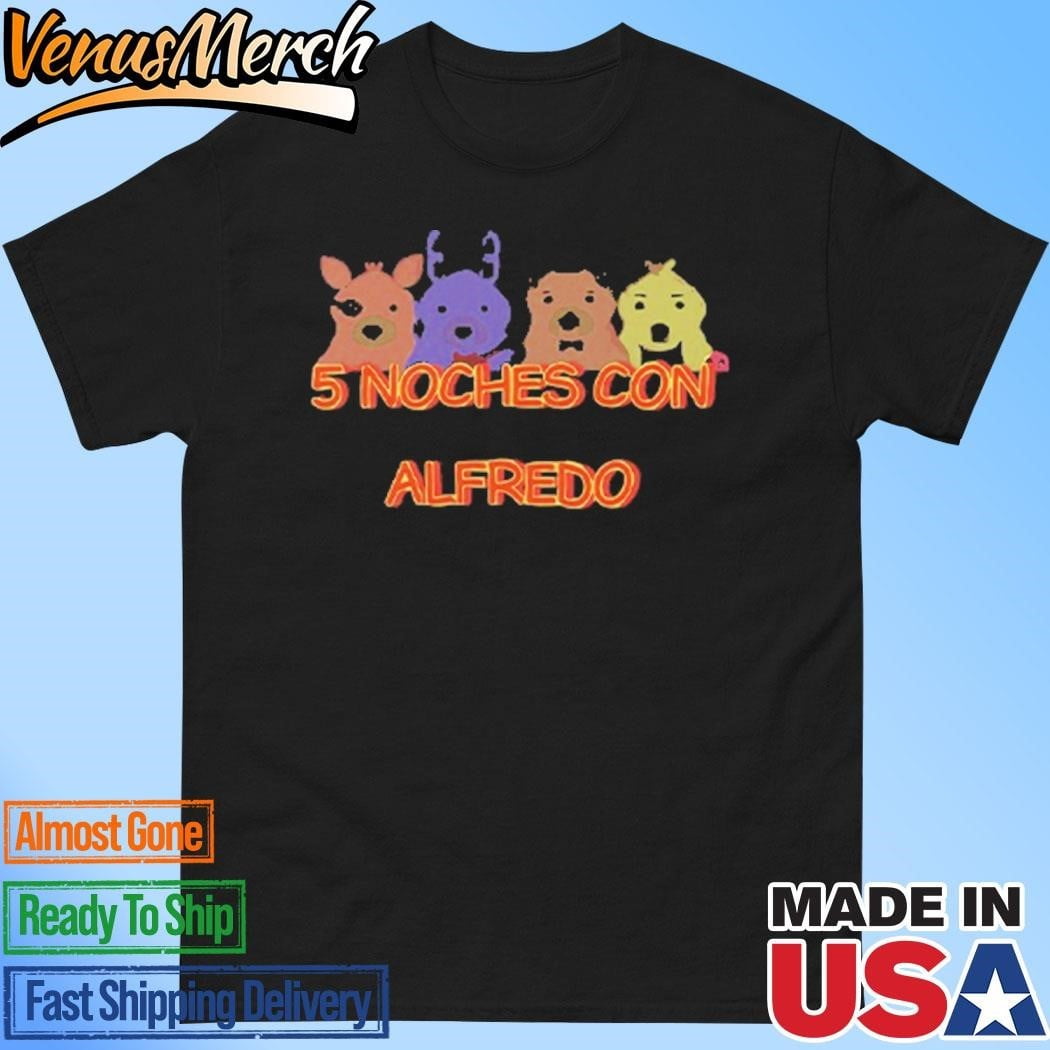 Official Five Nights At Freddys 5 Noches Con Alfredo Shirt