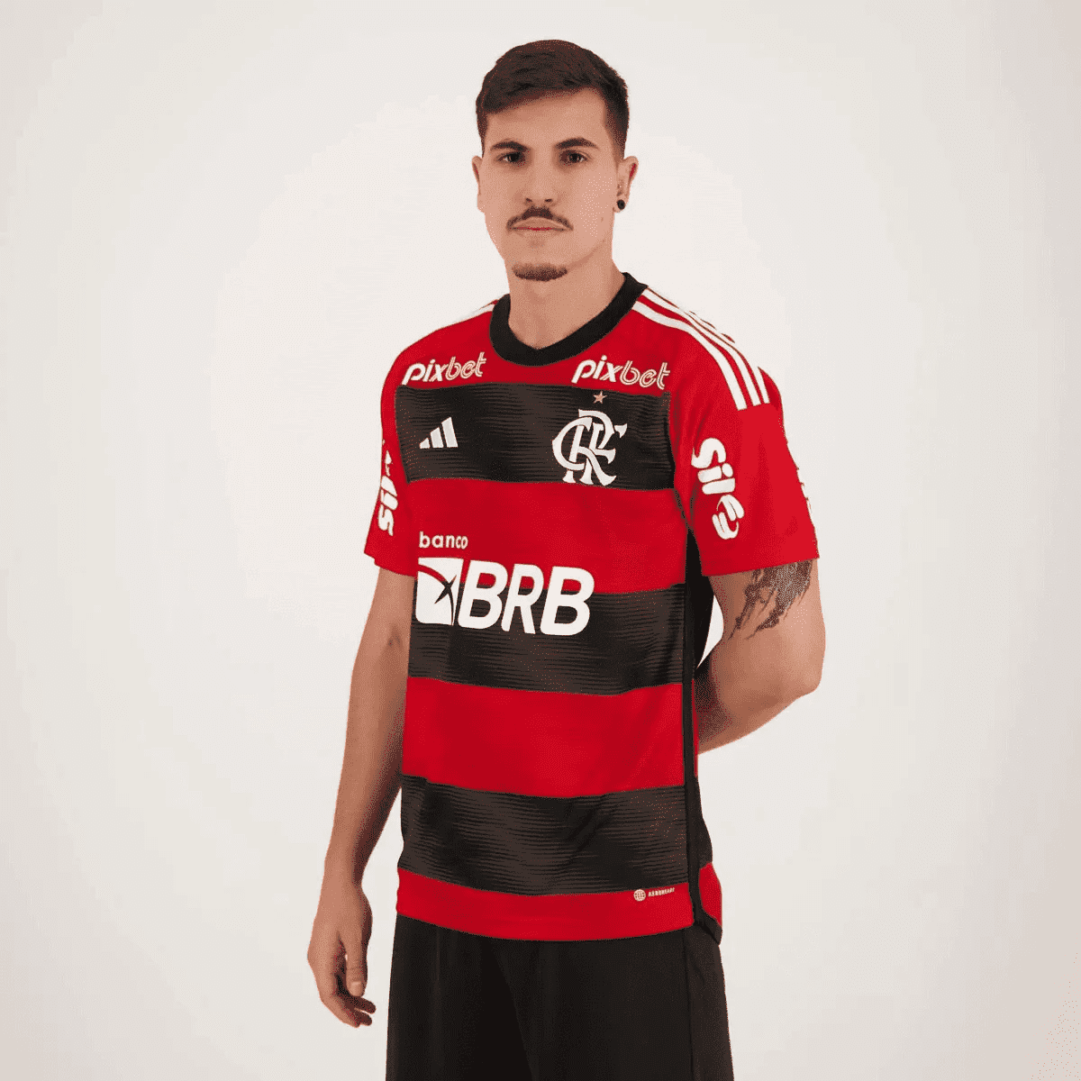 Official Flamengo Home w/ Sponsors Soccer Football Jersey Shirt ...