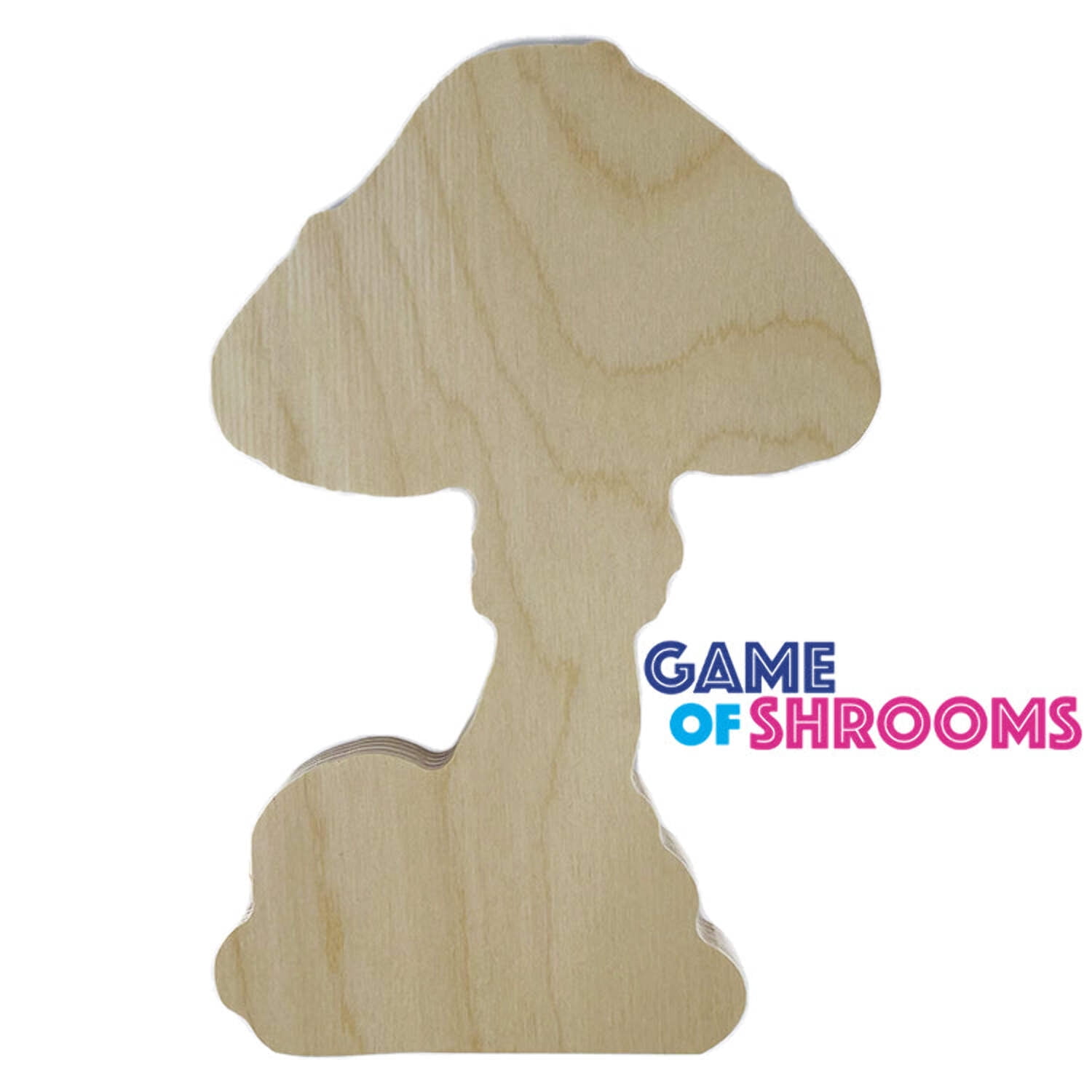 Official Game of Shrooms x Trekell Panel - Wooden Painting Canvas ...