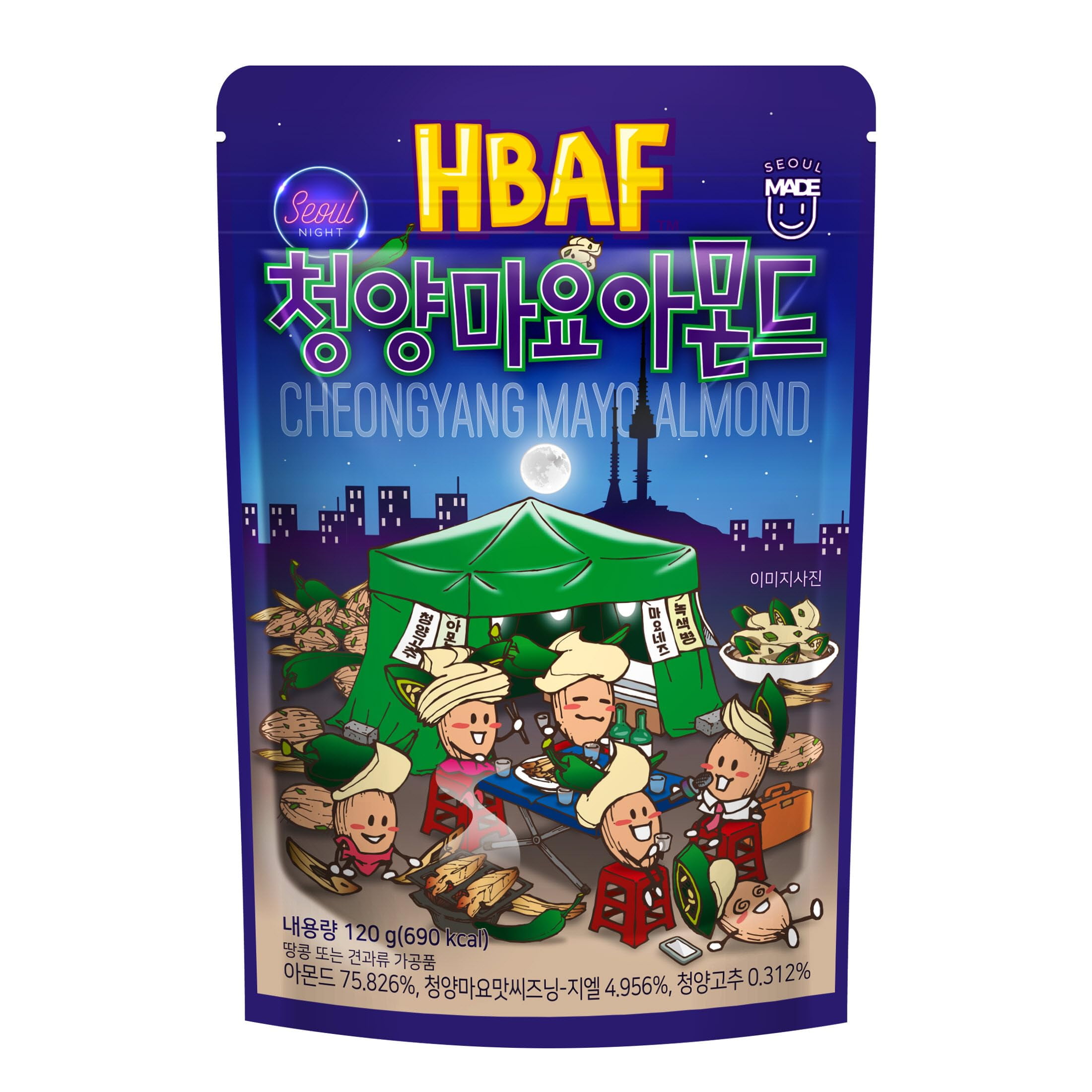 [Official Gilim HBAF] Korean RRF12 Seasoned Green Chili Camping Party Snack | Pre-workout ...