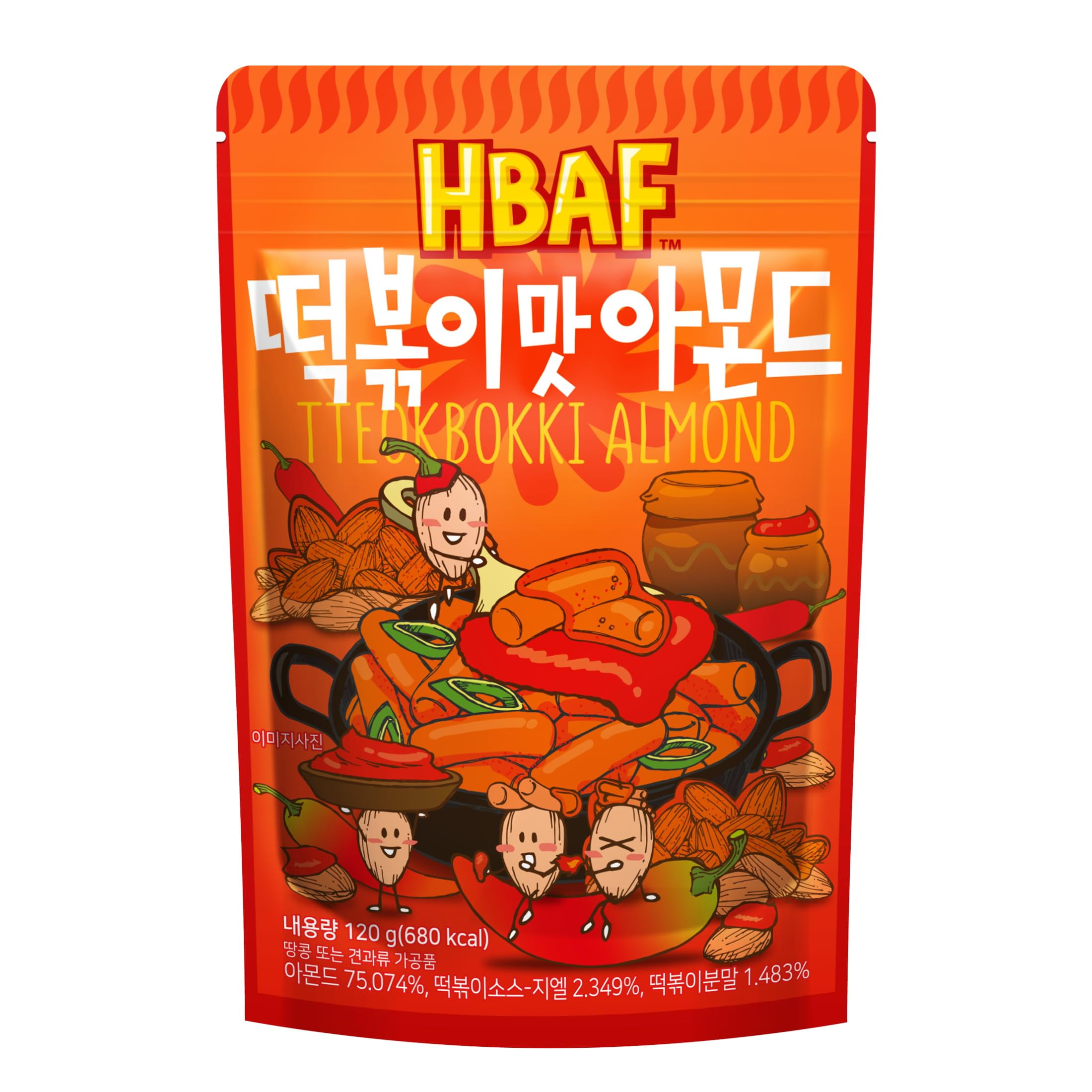 [Official Gilim HBAF] Korean RRF12 Seasoned Spicy Tteokbokki Nut Snack ...