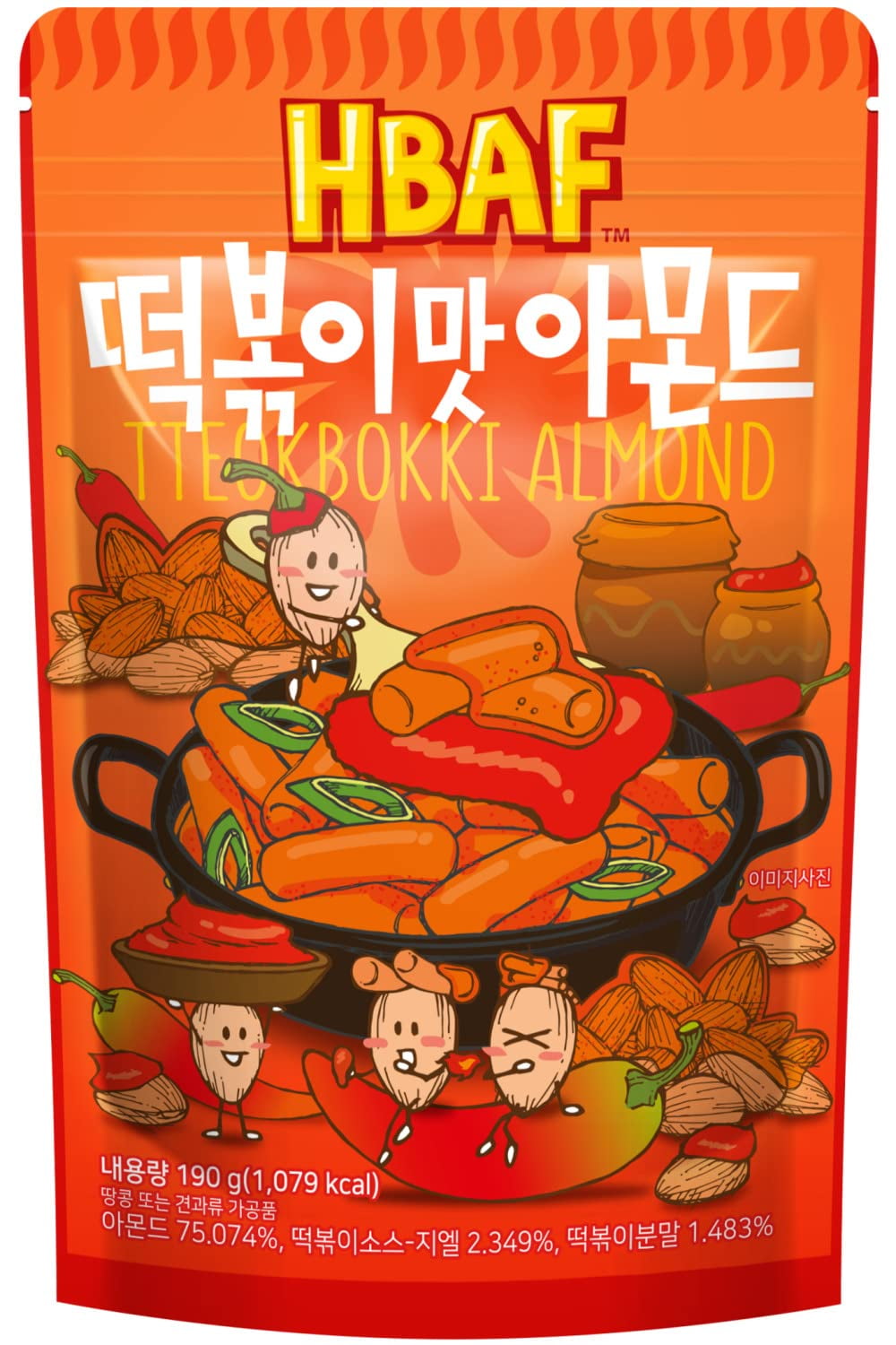 [Official Gilim HBAF] Korean YYF14 Tteokbokki Seasoned Almonds Sweet ...