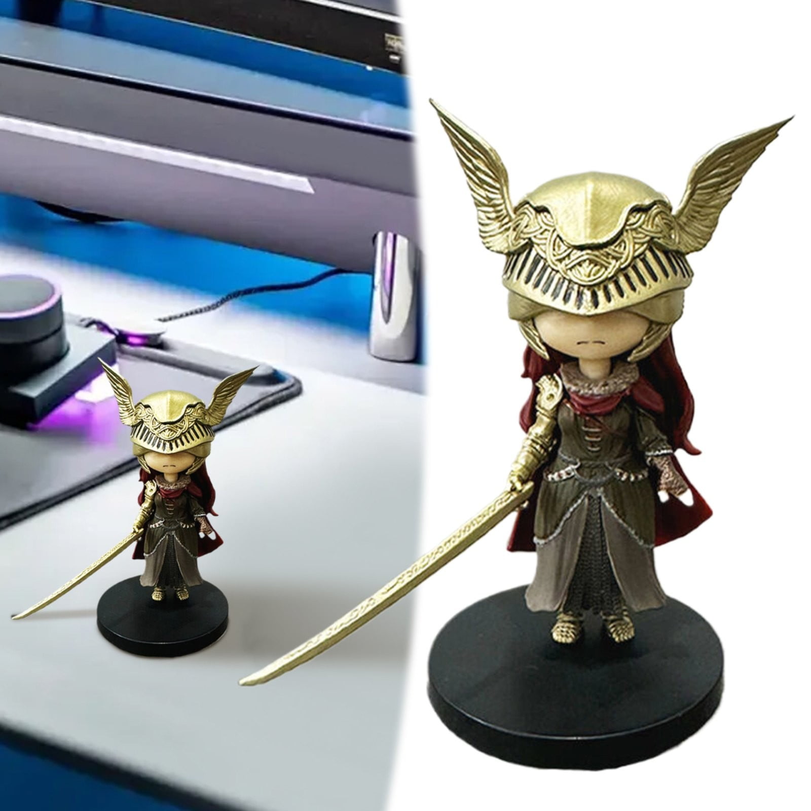 Official Goods/Elden Ri of The Wolf War Figure Malenia Figure Anime ...