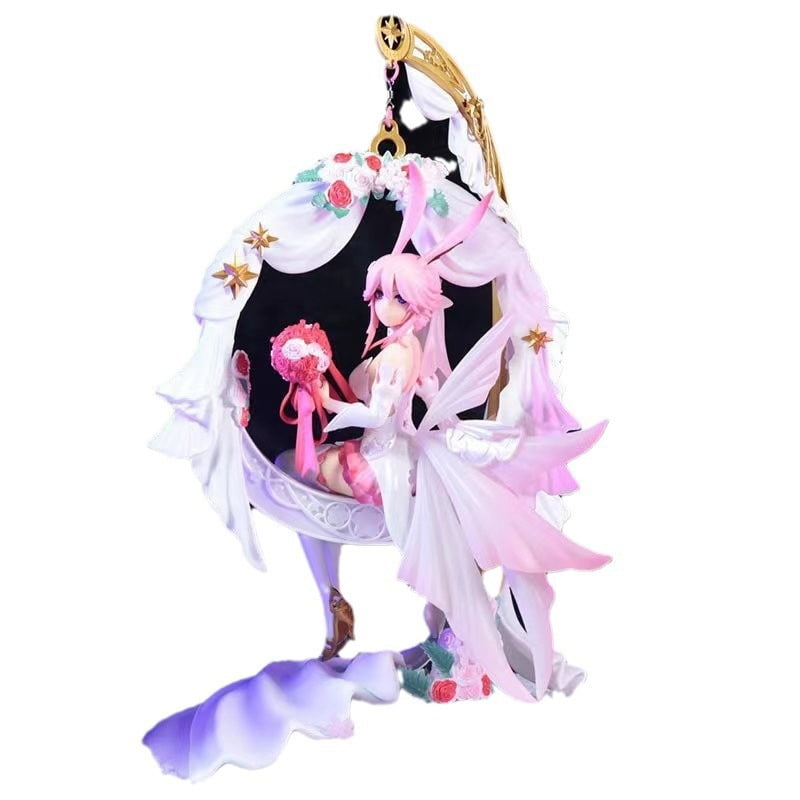 Official Goods/Honkai Impa3 Wedding Dress Flower Rabbit Ears Yae Sakura ...