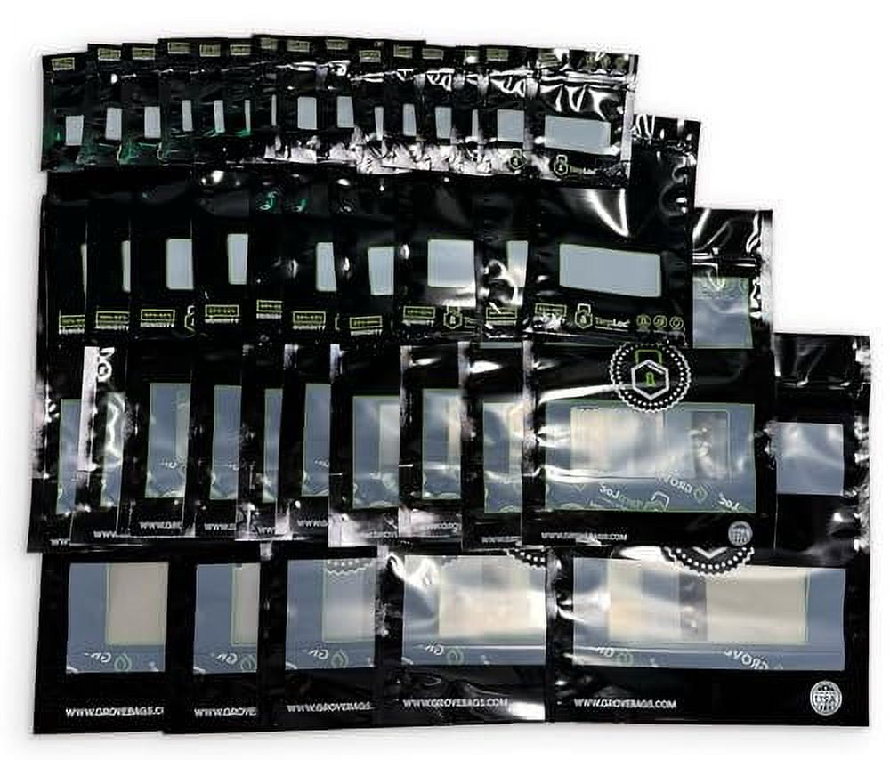 Official Grove Bags 1/4lb 10-pack - (10) 1/4lb Terploc Pouches ...
