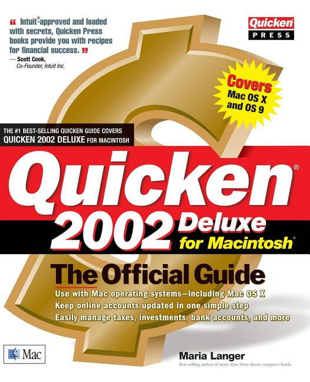Official Guides (Osborne): Quicken 2002 Deluxe for Macintosh: The ...