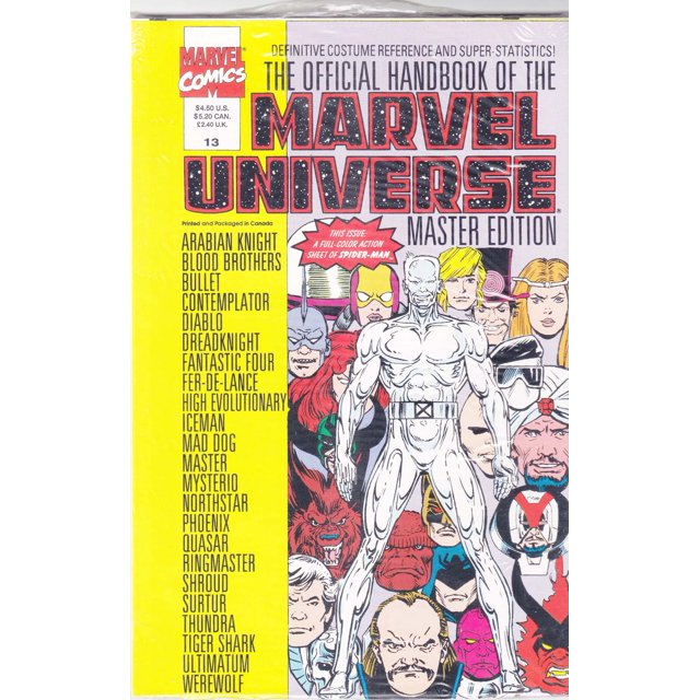 Official Handbook of the Marvel Universe Master Edition #13 (in bag) VF ...
