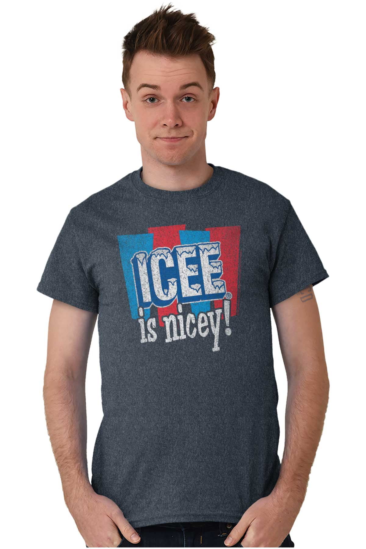 Official Icee Is Nice Funny Logo Unisex Plus Size Graphic Tee Brisco ...