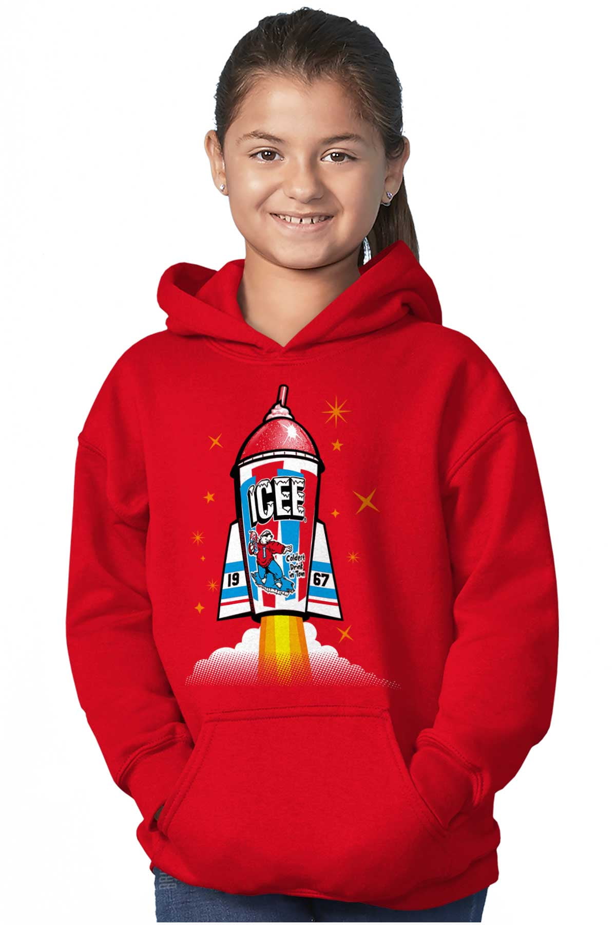 Official Icee Logo Rocket Youth Hoodie Boy Girl Teen Brisco Brands S ...