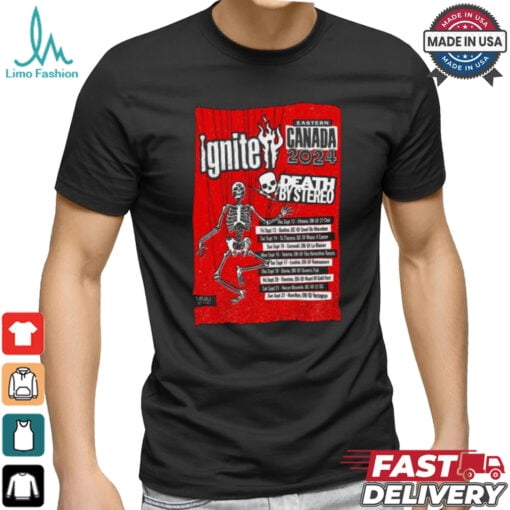 Official Ignite Band Eastern Canada Tour 2024 Poster Shirt - Walmart.com