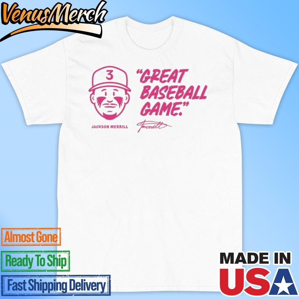 Official Jackson Merrill Great Baseball Game Shirt - Walmart.com Official Jackson Merrill Great Baseball Game Shirt - Walmart.com