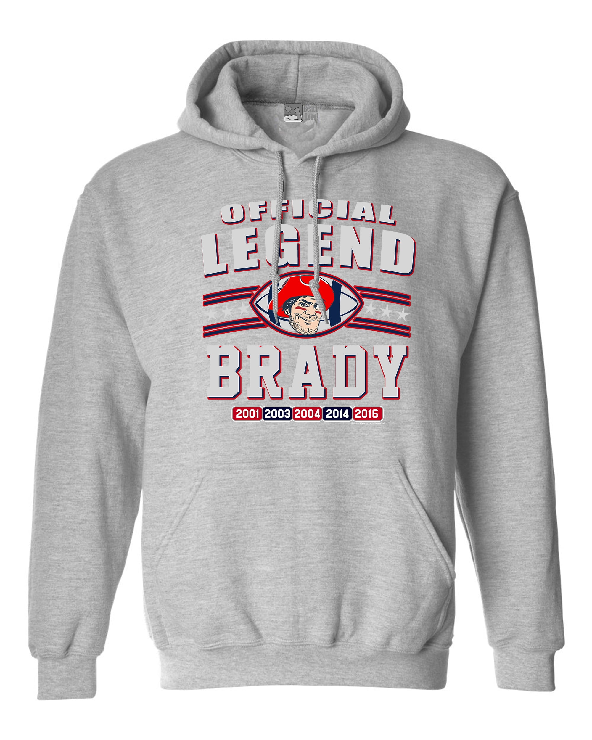 Official Legend Brady Football DT Sweatshirt Hoodie - Walmart.com