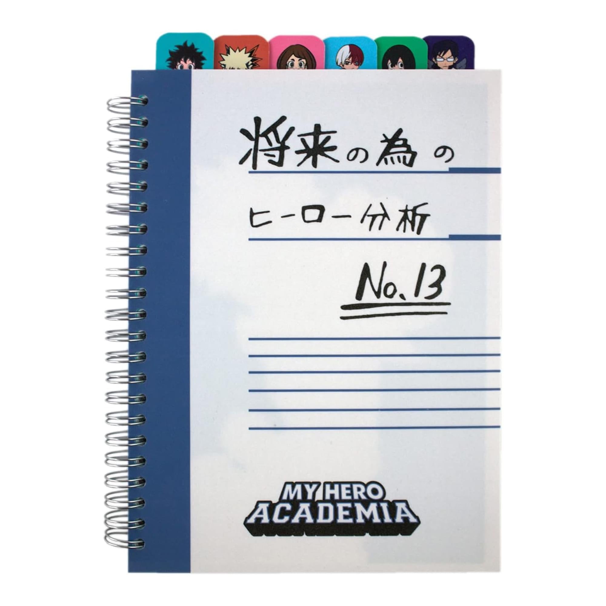 Official License My Hero Academia Paper Notebook | Campus Izuku ...