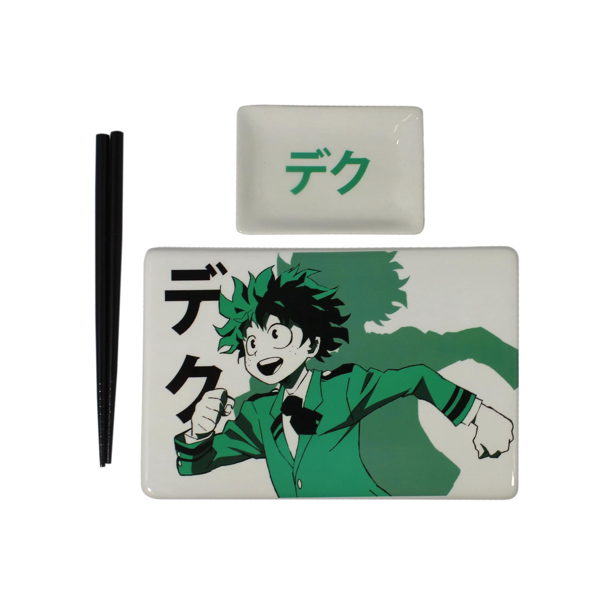 My Hero Academia Deku Sushi Plate Set | Sushi Plate, Soy Sauce Dish ...