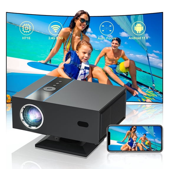 [Official Licensed Apps＆AI Auto Focus] XNANO Projector with Dolby Sound ...