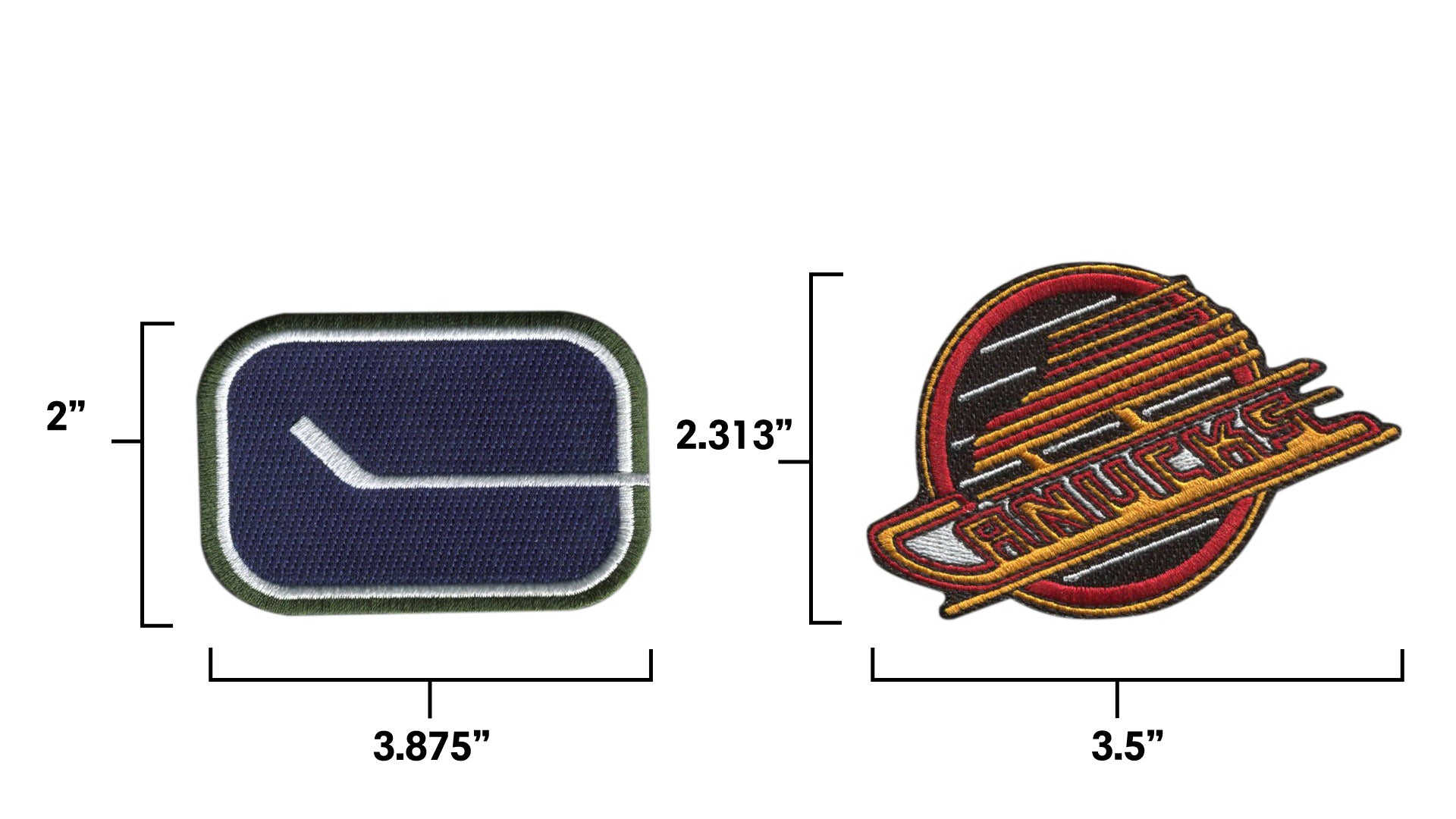 Official Licensed Vancouver Canucks NHL Team Hook Patch for Backpacks ...