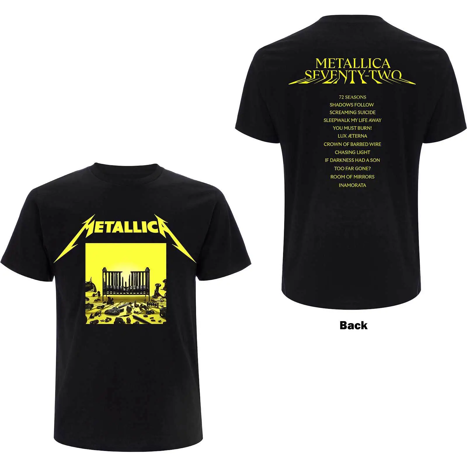Official Metallica T Shirt 72 Seasons Squared Album Cover Rock Metal Band M78, CIEN LUXURY, 2 ...