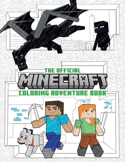 Official Minecraft Coloring Adventures Book: Create, Explore, Color ...