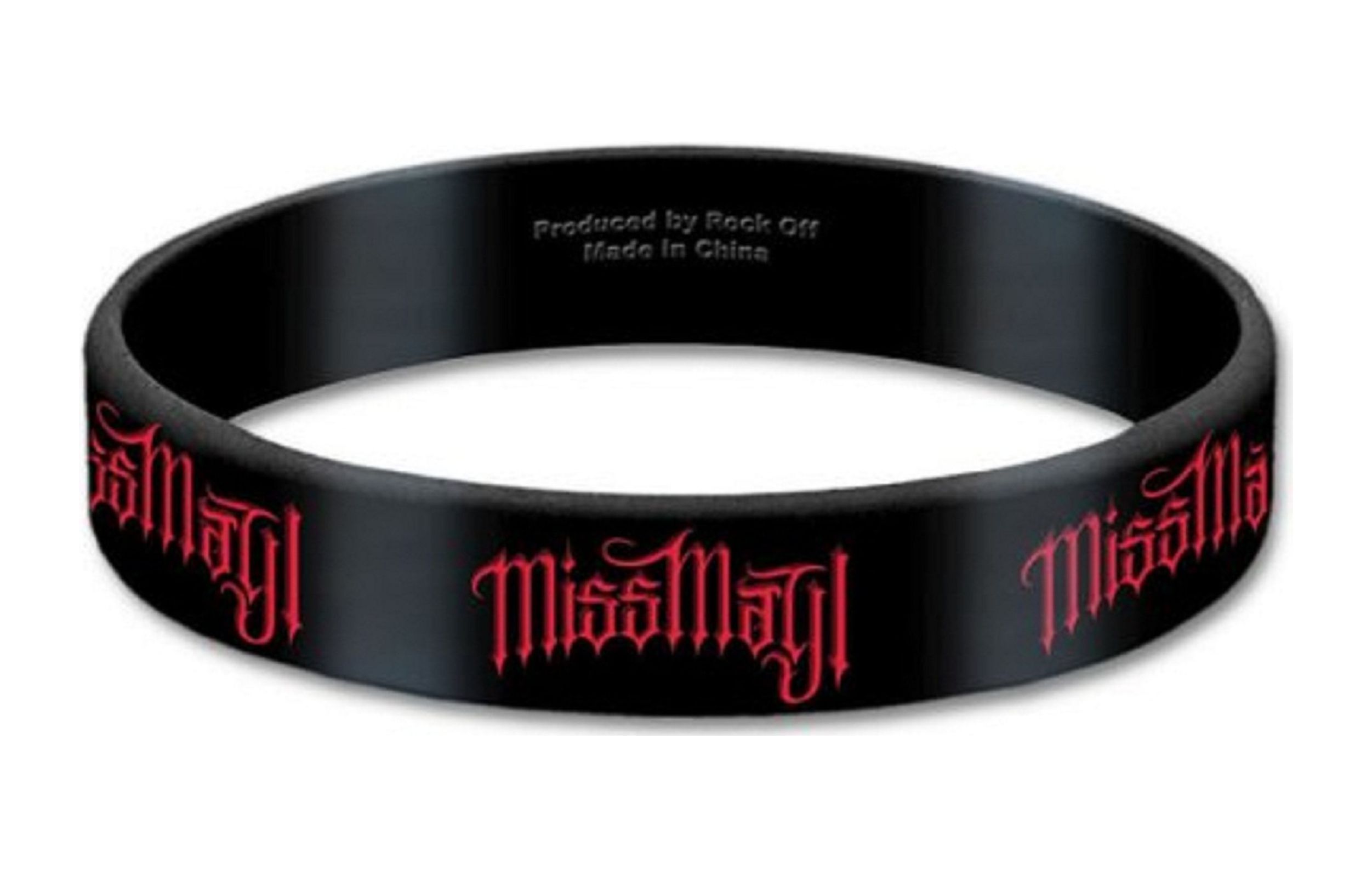 Official Miss May I Logo rise of the lion new 10mm Rubber Wristband ...