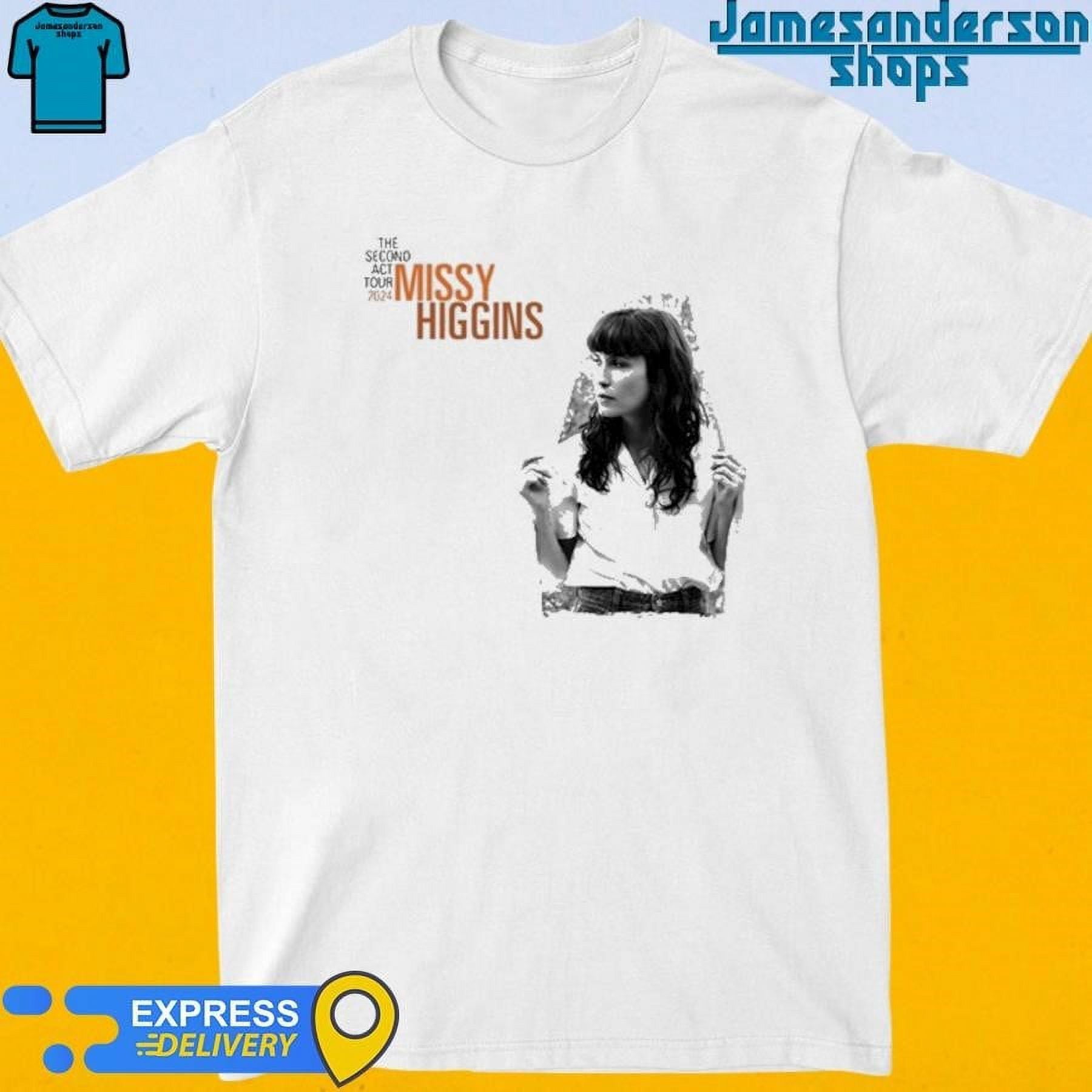 Official Missy Higgins The Second Act Tour 2024 Shirt - Walmart.com