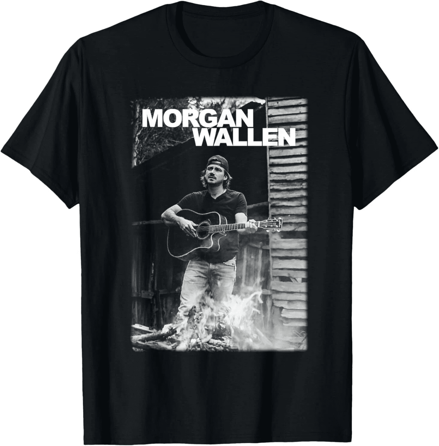 Official Morgan! Wallen! Guitar Photo T-Shirt for fans men women ...