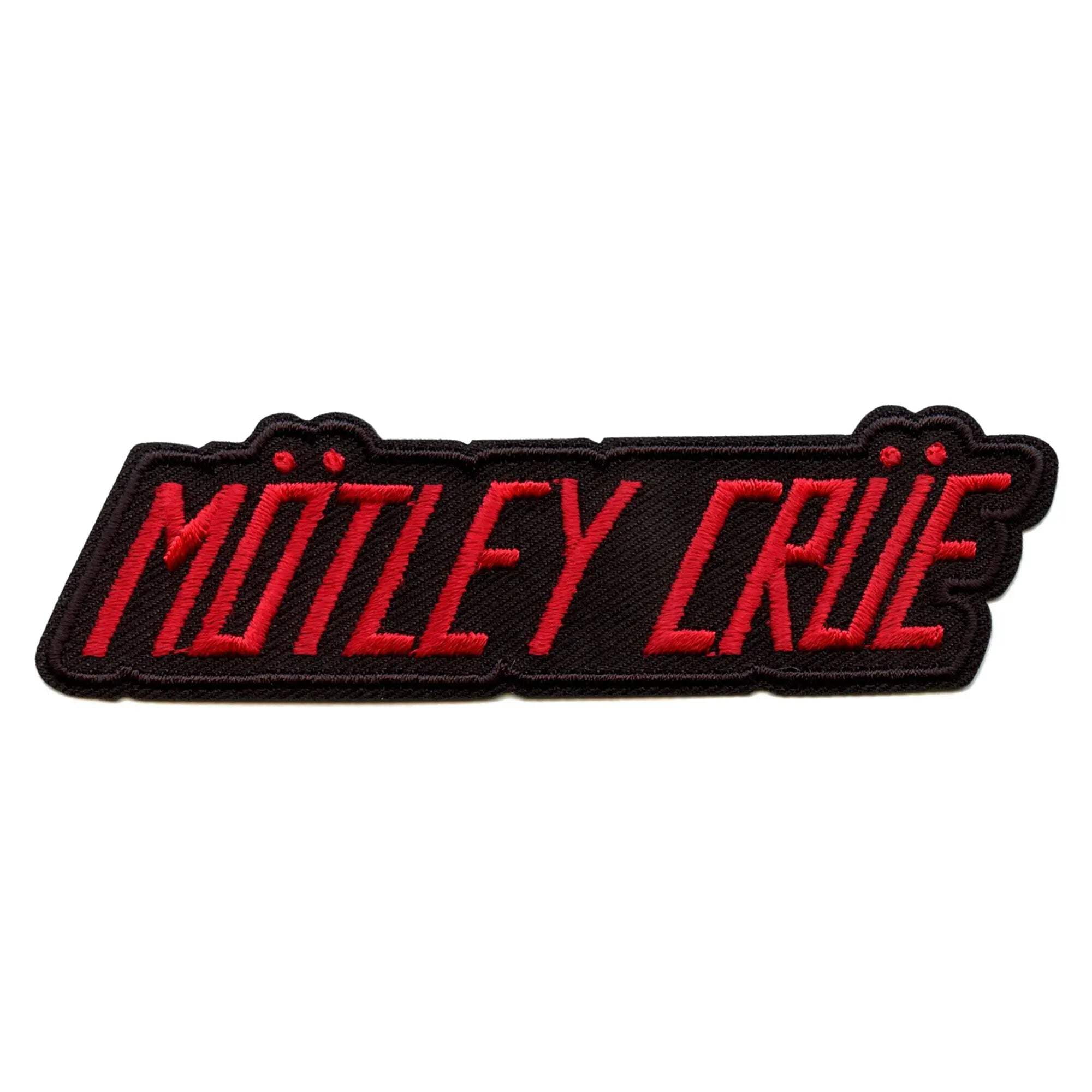 Official Motley Crue Patch Red Logo Embroidered Iron On - Walmart.com