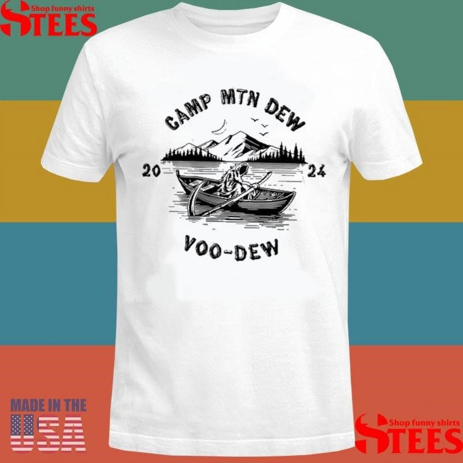 Official Mountain Dew Camp Mtn Dew Voo Dew 2024 Shirt - Walmart.com